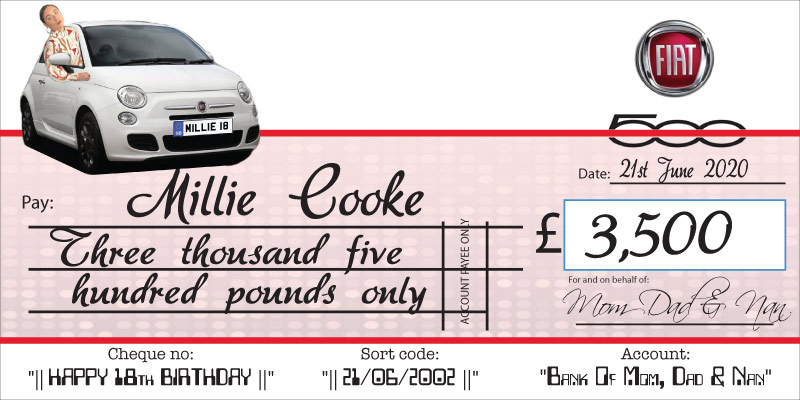 Giant Cheque – Prop & Fake Notes