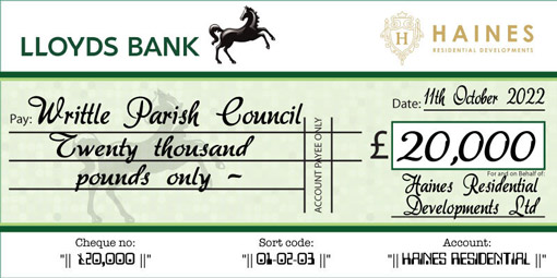 Presentation Cheque – Prop & Fake Notes