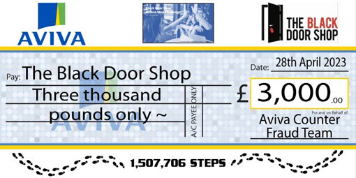 Presentation Cheque - Prop & Fake Notes